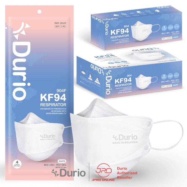 Durio 904 KF94 Respirator - White | Lazada
