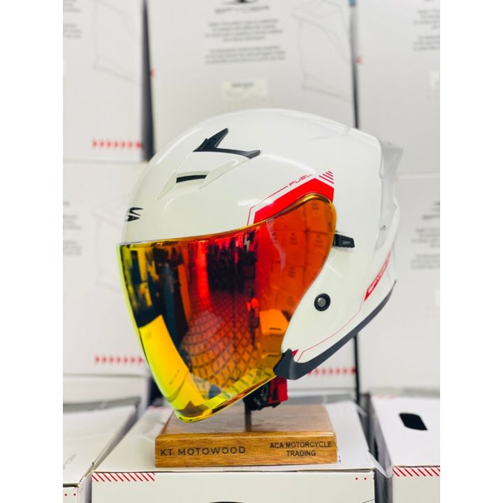 Spyder Fuel - PD S0 V2 Open-face Dual Visor Helmet (Free Clear Visor ...