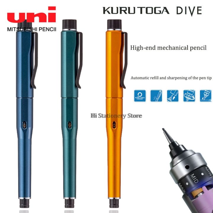 Japan Uni Kuru Toga DIVE Mechanical Pencil M5-5000 Automatic Core/Lead Self-Revolving 0.5Mm ...