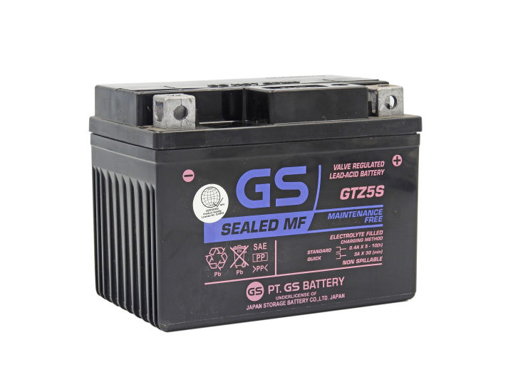 GS GTZ5S (YTZ4V / YTZ5S) VRLA (Fully Sealed / Non-Spillable ...