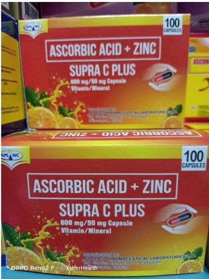 SUPRA C + PLUS Vitamins/Mineral 600mg/50mg Capsule BUY 1 TAKE 1 PROMO ...