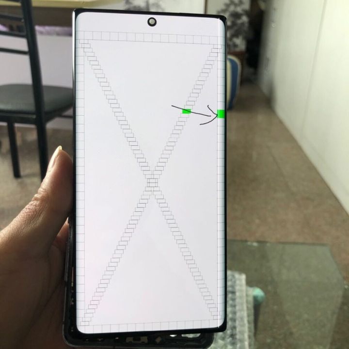 Bluesky With Dead Pixels Original LCD For Samsung Galaxy Note 10 Lcd ...