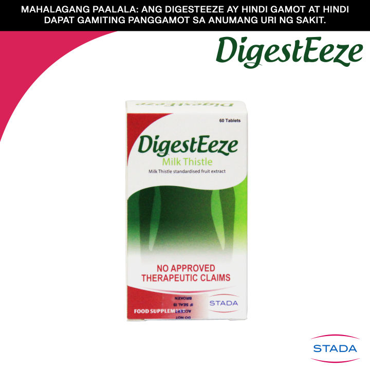 DigestEeze Milk Thistle (sylimarin) 165mg - liver protection and relief ...