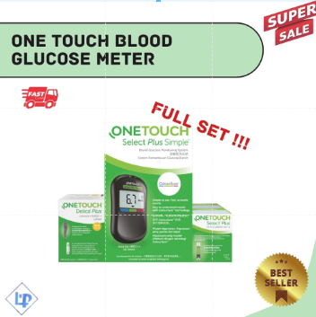 [FULL SET] One Touch Blood Glucose Meter +Strips +lancets | Lazada