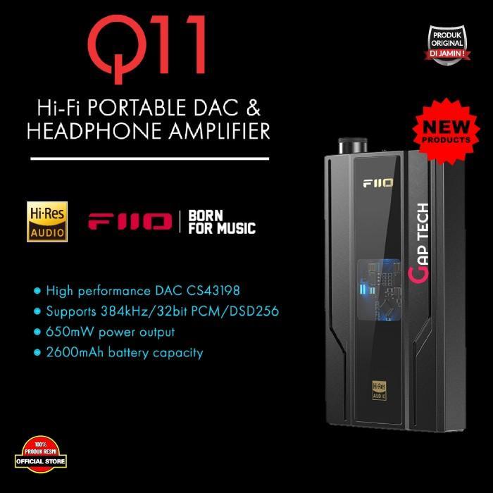 FIIO Q11 / Q 11 PORTABLE HI-FI DAC AND HEADPHONE AMPLIFIER / DAC AMP ...