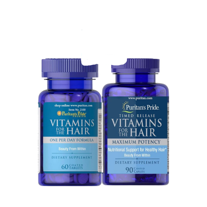 Puritan's Pride Vitamins for the Hair / 60 Tablets &Vitamins for the ...