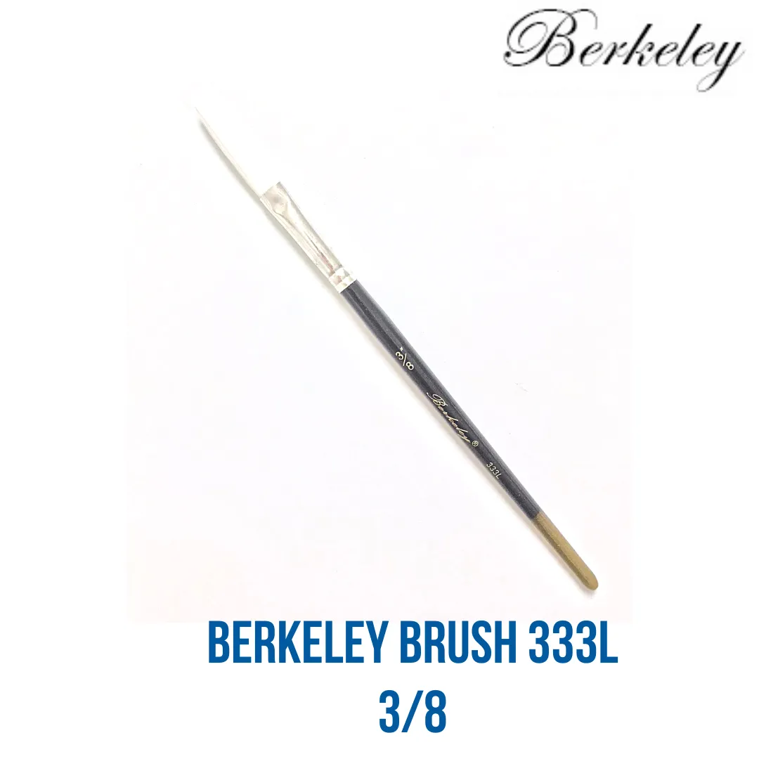 BERKELEY Flat Brush 333L (Nylon Hair, Paint Bristles, Soft Painting ...