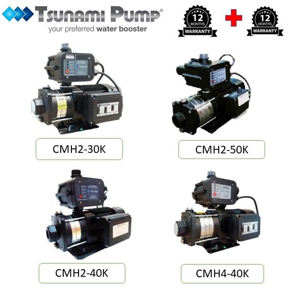 TSUNAMI Water Pump / Automatic Booster Pump / CMH Series / CMH2-30K ...