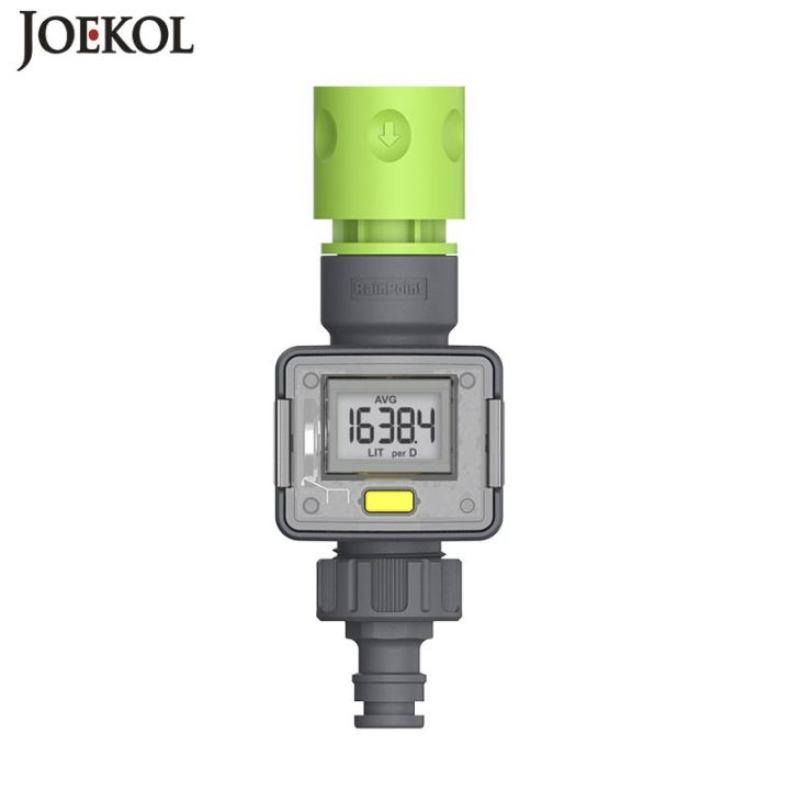 Digital Water Flow Meter Hose Water Meter for Outdoor Garden Hose ...