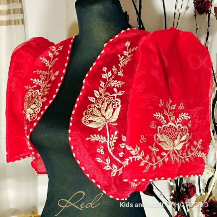 Bolero for Women Pure Embroidered Modern Filipiniana Bolero | Lazada PH