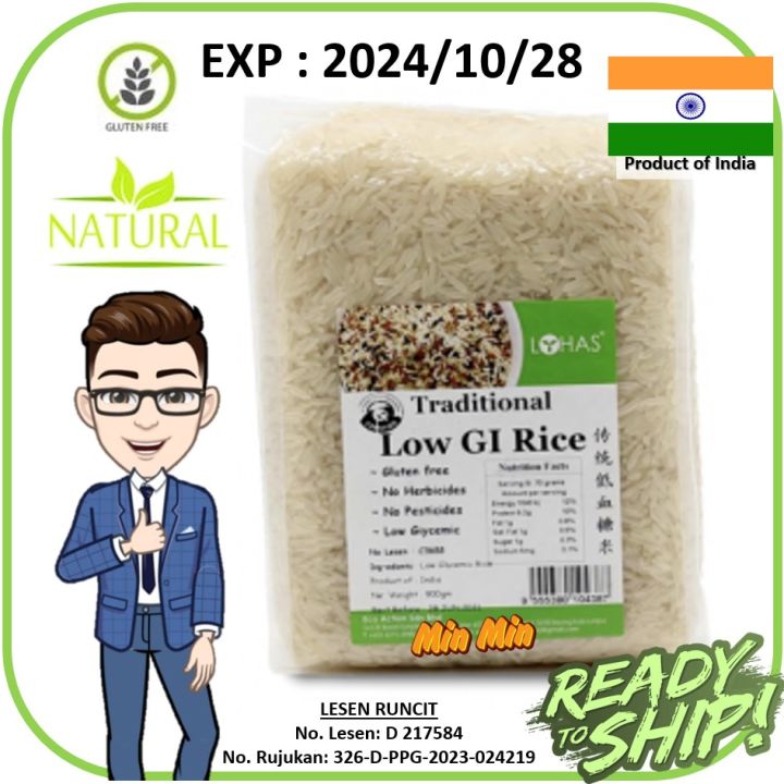 LOHAS Traditional Low Gi Rice 900gram | Lazada