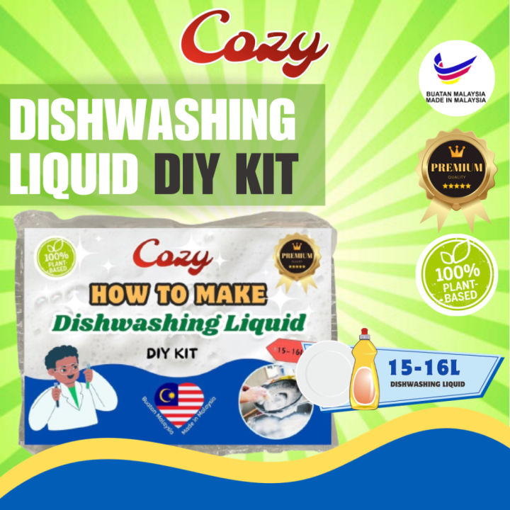 Cozy Dishwashing Liquid DIY KIT (15 - 16Liter) Make your own SABUN | Lazada