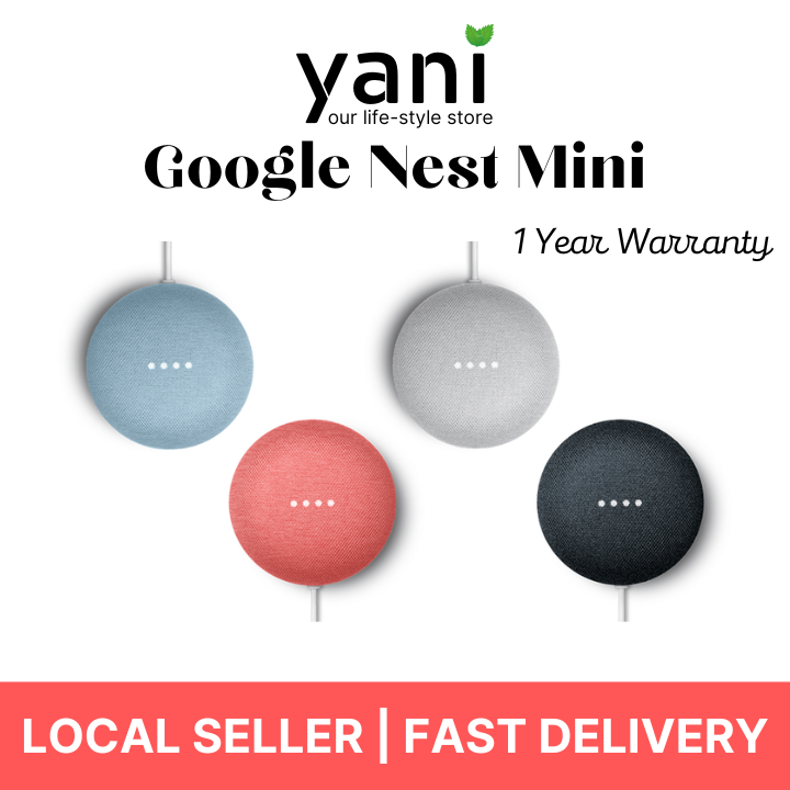 Google Nest Mini (2nd Generation) - Smart Bluetooth Speaker with Google ...