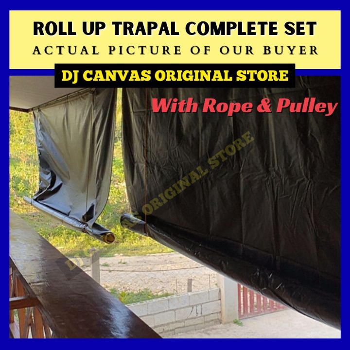PG FLEX MARUYAMA (8ft X 10ft) ROLL UP TRAPAL TOLDA LONA - WATERPROOF ...