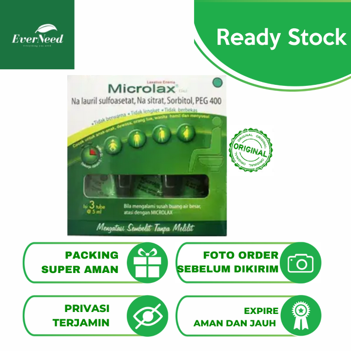 Microlax Supp 3 Tube memperlancar buang air | Lazada Indonesia