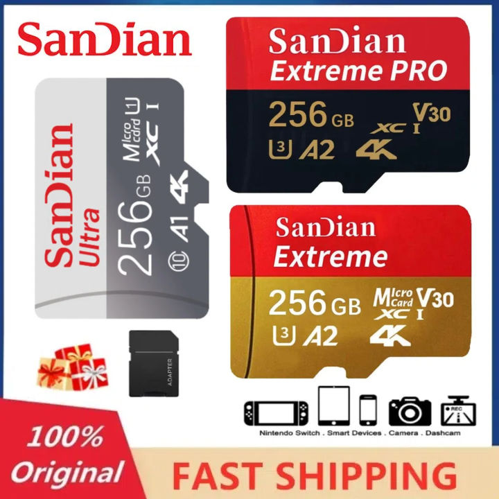 【Exclusive Limited Edition】 SanDian C10 U3 Memory 4K HD Trans 128GB ...