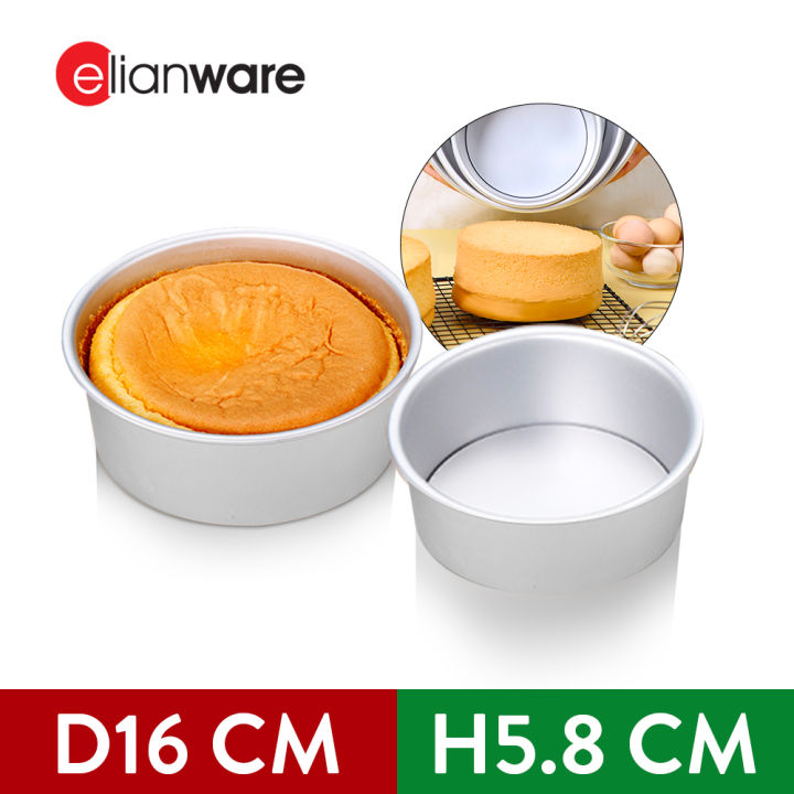 Aluminium Round Deep Cake Tin Bakery Kek Acuan Kuih Loyang | Lazada