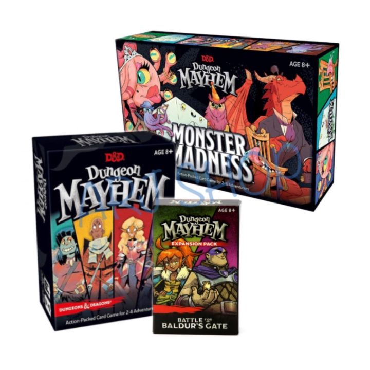 Dungeon Mayhem : Monster madness expansion (ภาษาอังกฤษ) Board game ...
