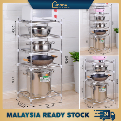 Stainless Steel Pot Rack Pan Organizer Kitchen Rack Storage Stand | Lazada