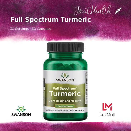 Swanson Full Spectrum Turmeric 720 MG 30 Caps Joint Health | Lazada PH