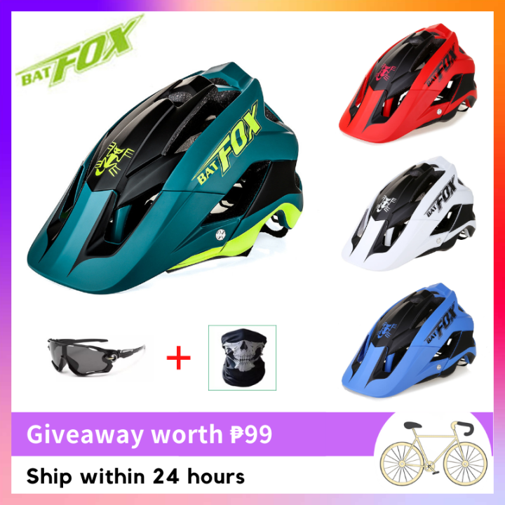 BATFOX Bicycle Helmet Lightweight Breathable Road Mountain Bike Helmet ...