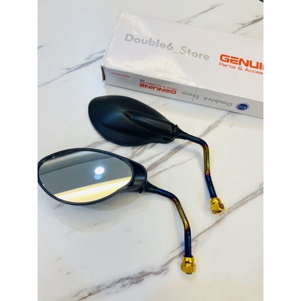 Side Mirror Batang Titanium Gold Honda Yamaha Universal RSX150 Vario ...