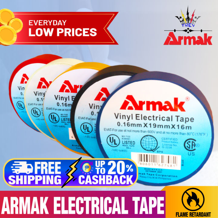 TREV ORIGINAL Armak Electrical Tape Small & Big | Lazada PH