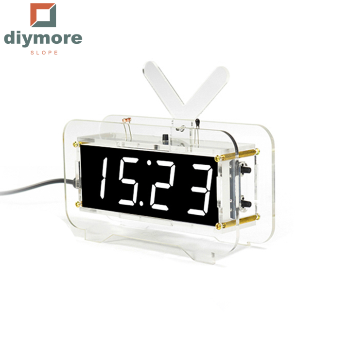 Ziqqucu Digital LED Electronic Clock Production Kit Voice Version Clock ...