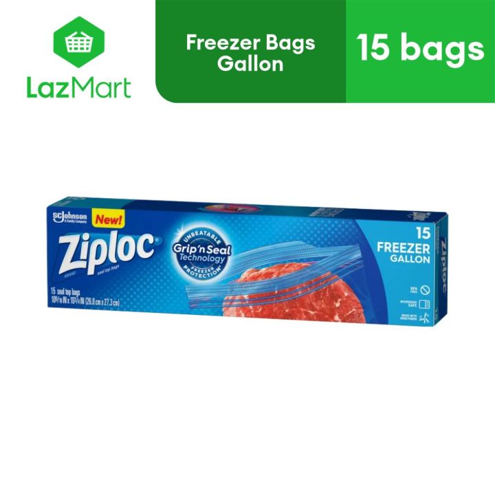 Ziploc Freezer Bags Gallon 15's | Lazada PH