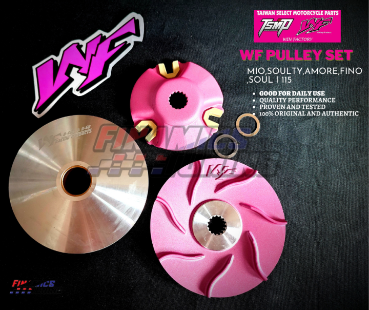 Pulley set for YAMAHA Mio sporty soulty 115 AMORE FINO RACING PULLEY WF ...
