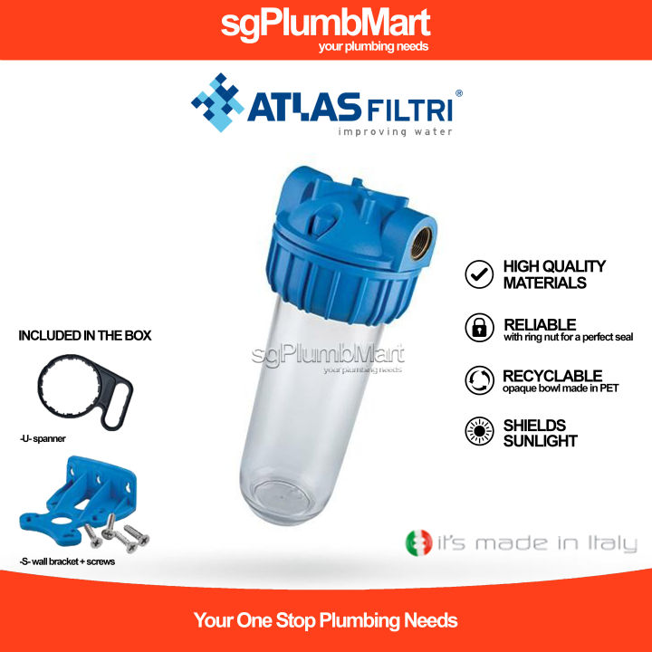 Atlas Filtri x sgPlumbMart 10" Senior Plus 3P BX Housing Unit with FA ...