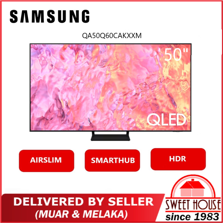 SAMSUNG Q60C 50 Inch QLED 4K Smart TV with Quantum Dot QA50Q60CAKXXM ...