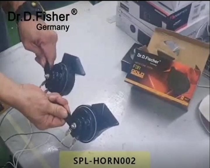 Fanfare Horns 12V. Hi & Lo Sound set of (2pieces) by Dr. Fischer ...