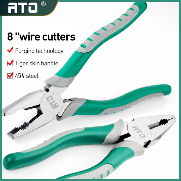 Industrial Grade 45# Steel 8 Inch Standard Pliers, Long Nose Pliers ...