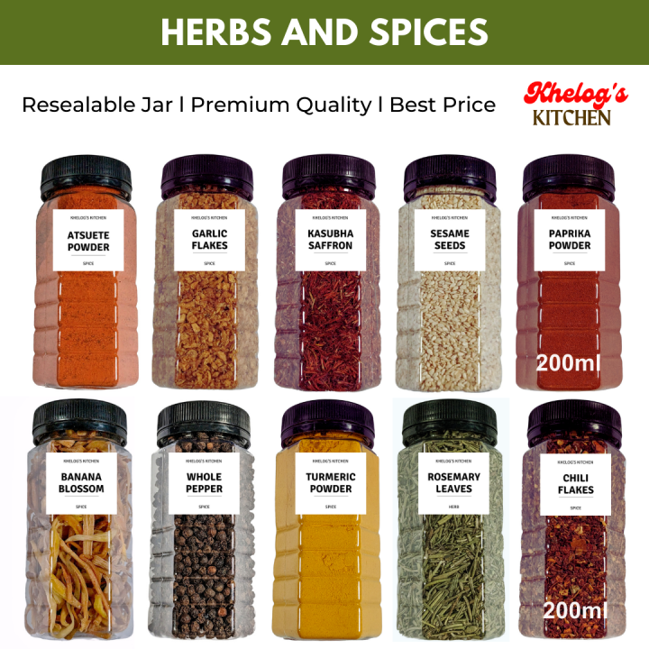Premium Herbs and Spices All Natural in 200ml Jar | Lazada PH