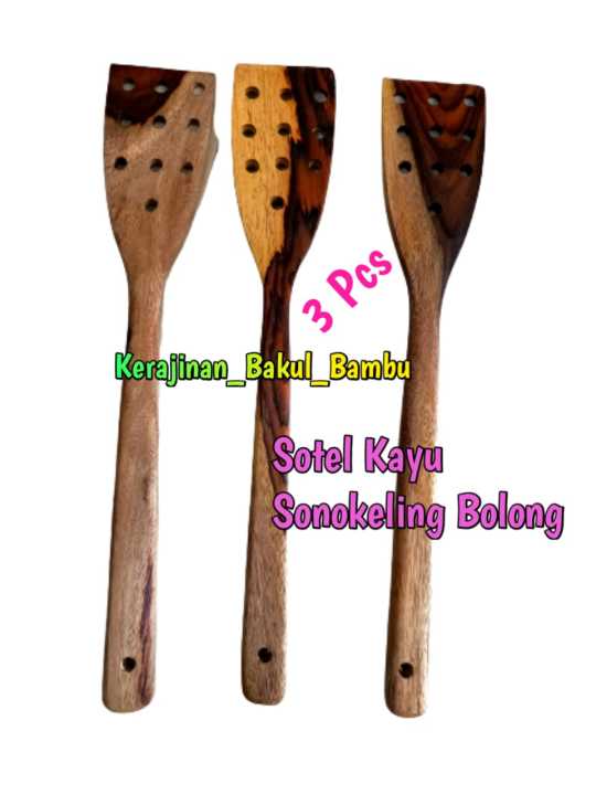 Spatula kayu sodet kayu Sutil kayu sonokeling atau sotel berkualitas ...