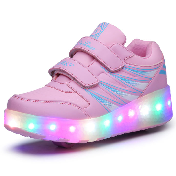 HAJIMI Heelys For Boys Sports Shoes For Boys And Girls With Wheels And ...