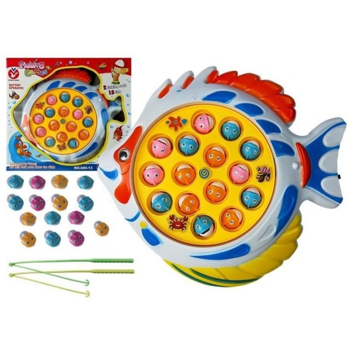 [SALE] PREMIUM mainan pancing ikan bentuk ikan - Fishing set - ikan 15 ...