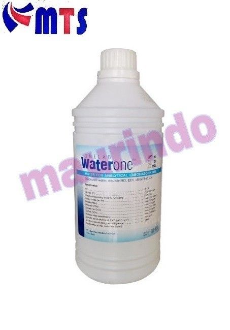 COD - Onemed Water One 1 Liter Waterone Aquades Aquabidest Aquademin 1L ...