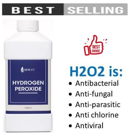 1000ml Hydrogen Peroxide H2O2 3% Solution for Households, Spray ...