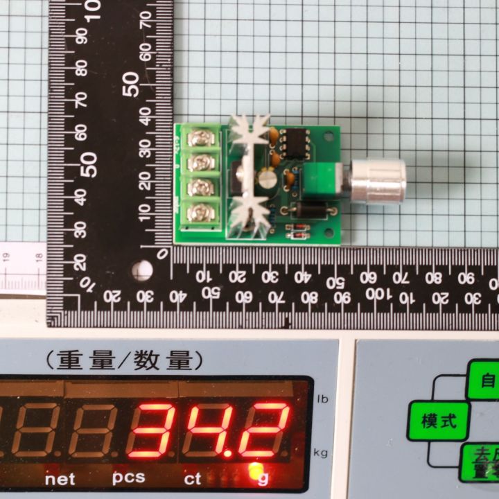 DC motor fan governor 6V-12v 6A high power PWM stepless speed control ...
