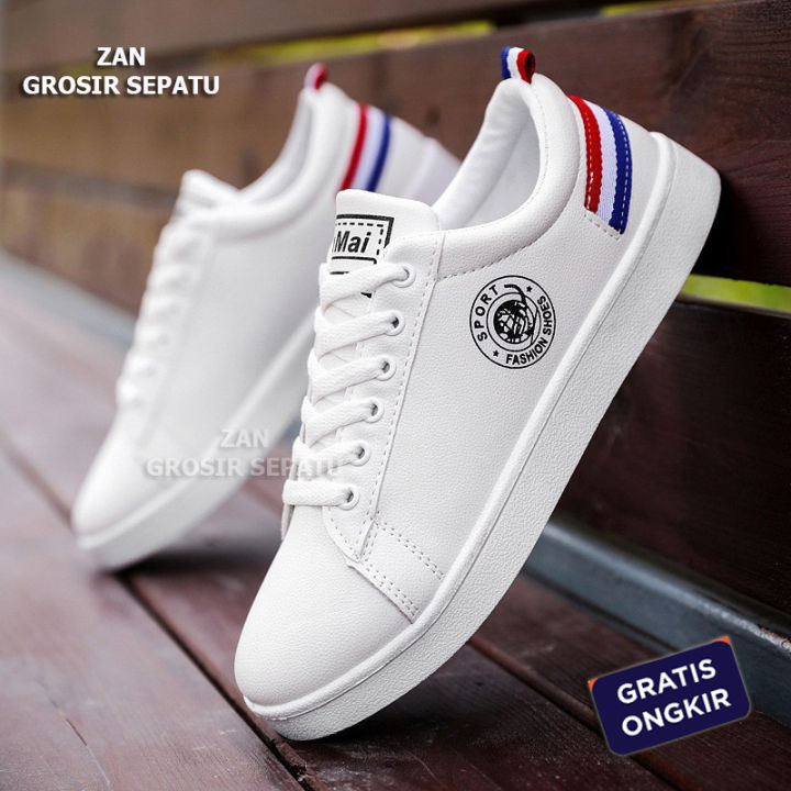 SEPATU PRIA CASUAL SNEAKERS SPORT Model simple- Nyaman Digunakan- Sole PVC (injection Shoes ...