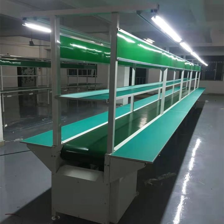 Assembly line conveyor belt workshop assembly line automatic production ...