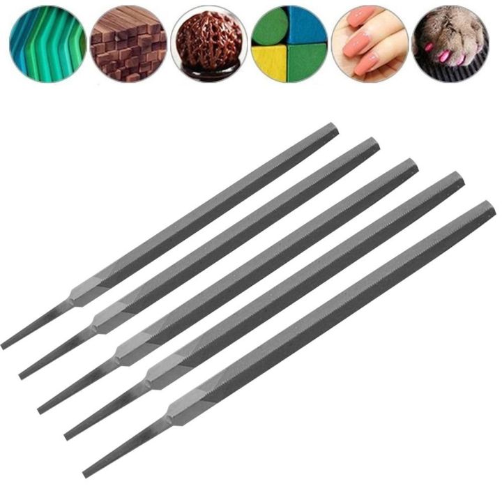 LEGATE13 6/8/10/12/14 Inch Triangle Saw File Triangle Steel Sharpener ...