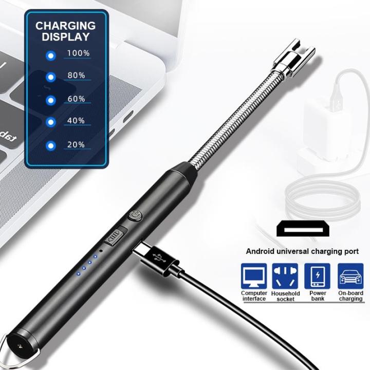 WP USB Electric Rechargeable Lighter Windproof Flameless Lighter ...
