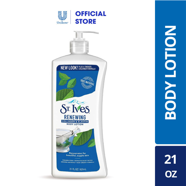 St. Ives Skin Renewing Collagen & Elastin Body Lotion Made With 100% ...