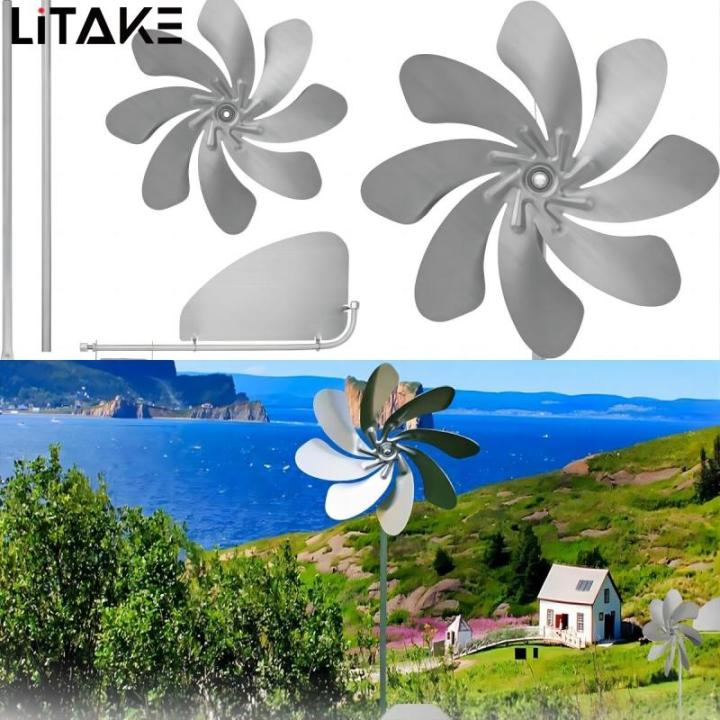 Wind Spinners With Metal Stake Outdoor Wind Catcher Garden Sculptures ...