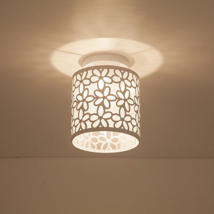 TMALL High Quality Cylinder Shape LED Ceiling Lights Floral Patter Lamp ...