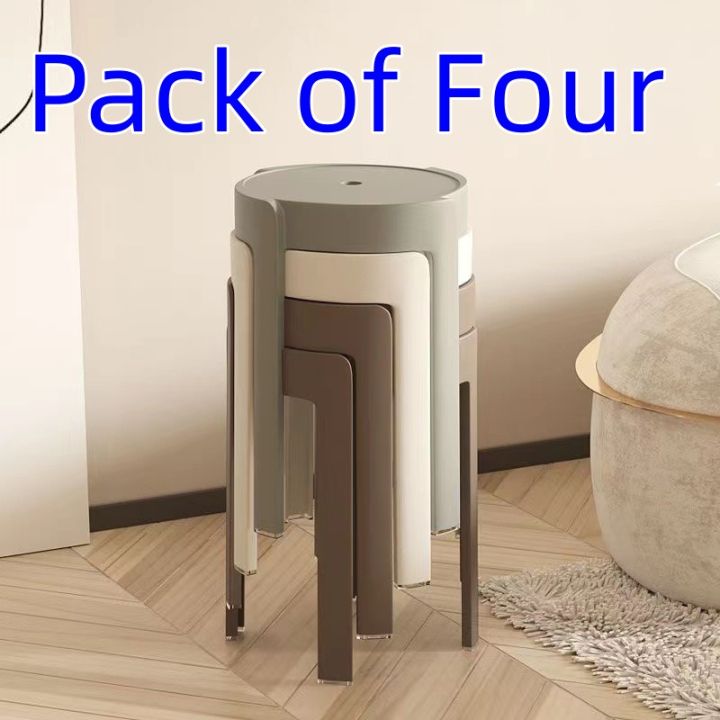 [ local stock Buy two get two free ] Stool chair Stackable Plastic ...