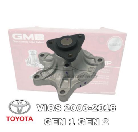 GMB WATER PUMP FOR TOYOTA VIOS 2003-2016 GEN 1 GEN 2 | Lazada PH